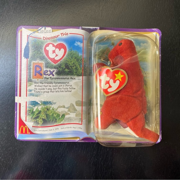 Ty | Other | Rare Rex The Tyrannosaurs Rex Beanie Baby | Poshmark